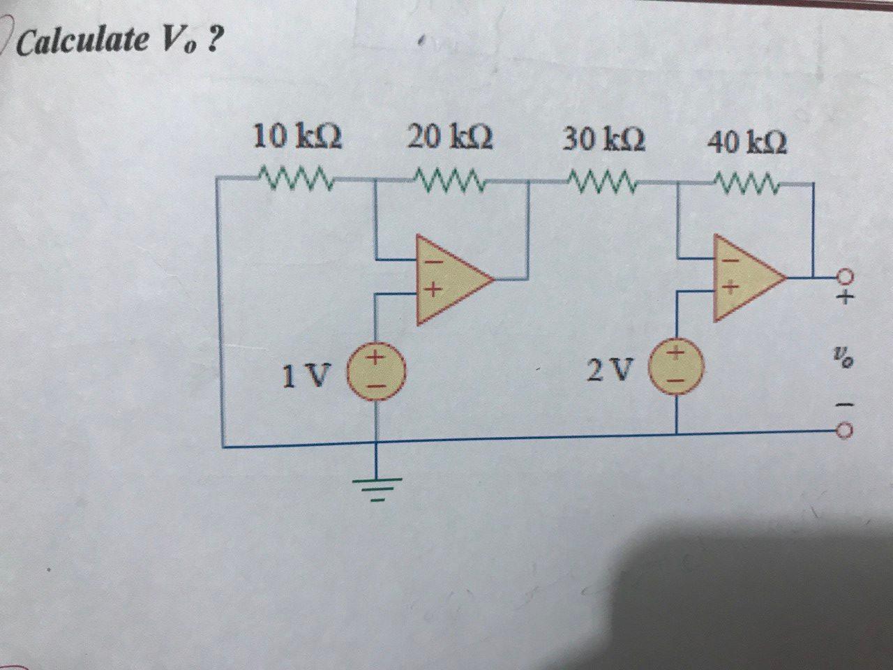 Solved Calculate Vo ? | Chegg.com