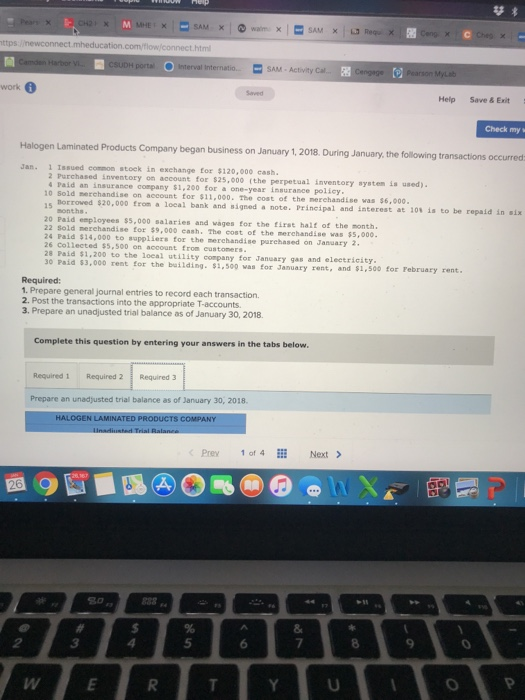 Solved MHE : × connect.htm SAM- Activity Cal. Help Save & | Chegg.com