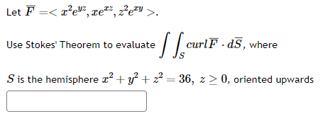 Solved Let Fˉ=. Use Stokes' Theorem to evaluate | Chegg.com