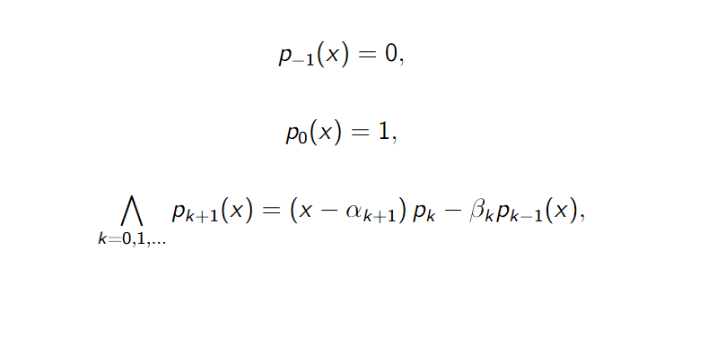 Orthogonal polynomials in biome points x0, x1, ..., | Chegg.com