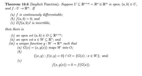 Problem 16 2 Use Of The Implicit Function Theorem