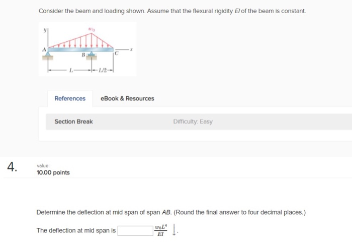 Solved Consider the beam and loading shown. Assume that the | Chegg.com