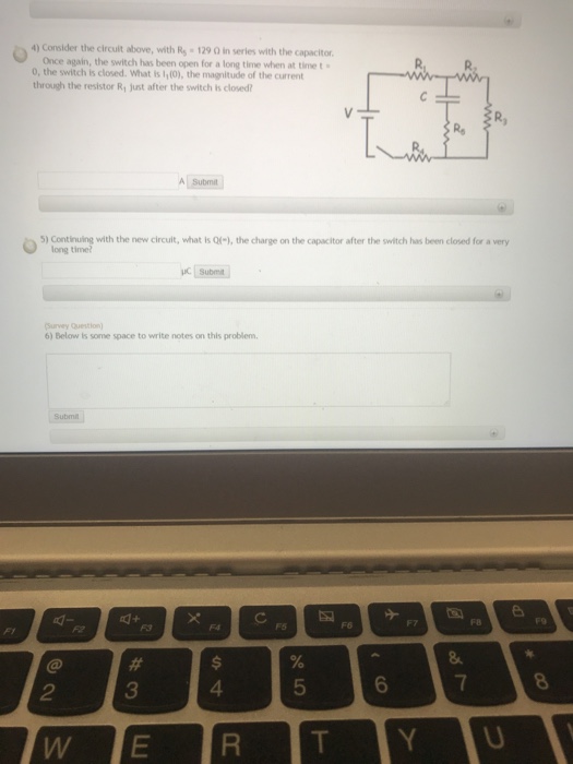 Solved Two Loop RC Circuit 1 A circuit is constructed with | Chegg.com