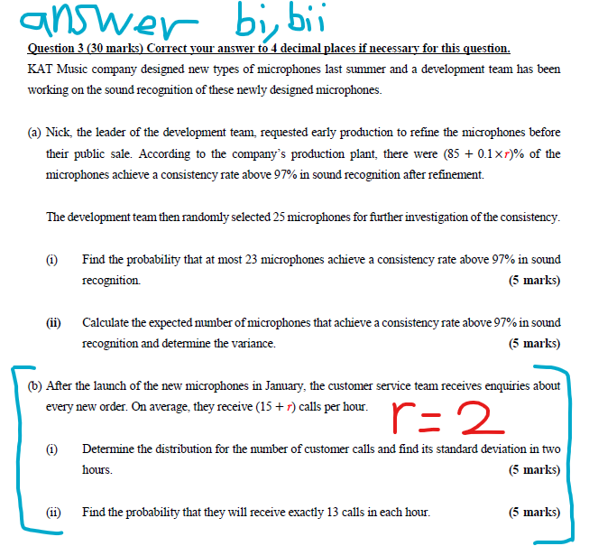 Solved Question 3 ( 30 ﻿marks) ﻿Correct your answer to 4 | Chegg.com