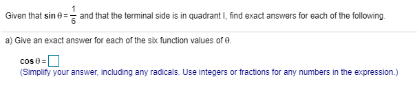 Solved using the cofunction identities. Find an equivalent | Chegg.com