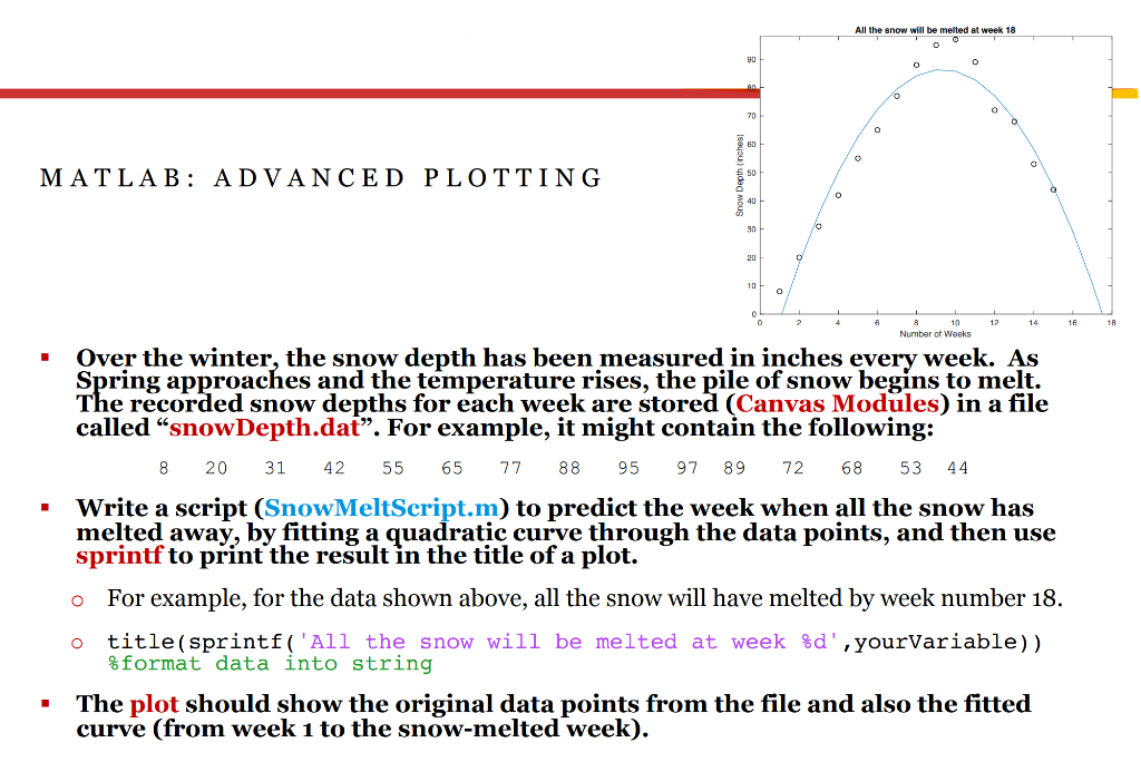 Solved snowDepth.dat contains: 8 20 31 42 55 65 77 88 95 97 | Chegg.com