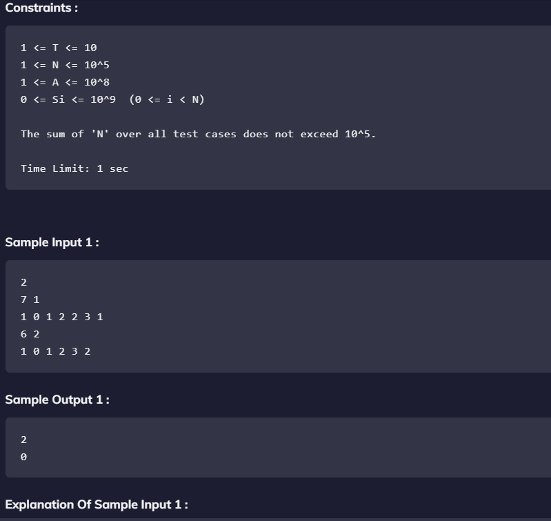 Solved 6 and since there are 2 unique integers in the array, | Chegg.com