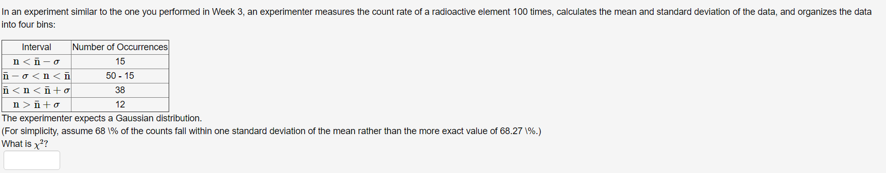Solved In an experiment similar to the one you performed in | Chegg.com