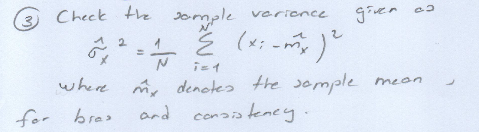 Solved variance given co 3 2 2 Ě Check the sample 1 E (x; | Chegg.com