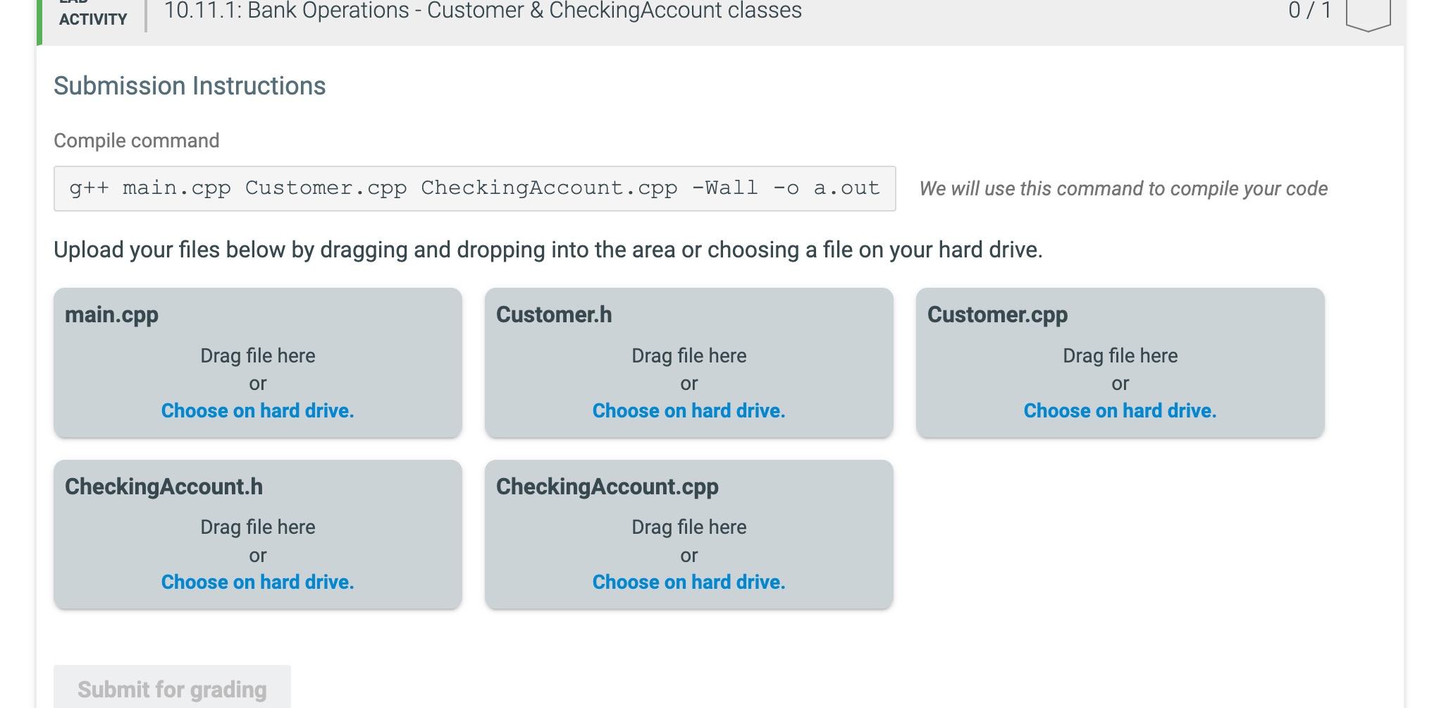 Solved Must be done in C++, with main.cpp customer.cpp | Chegg.com