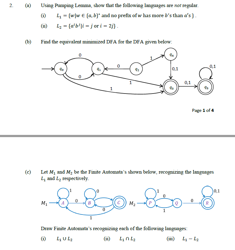 Solved This question is from my Theory of Automata | Chegg.com