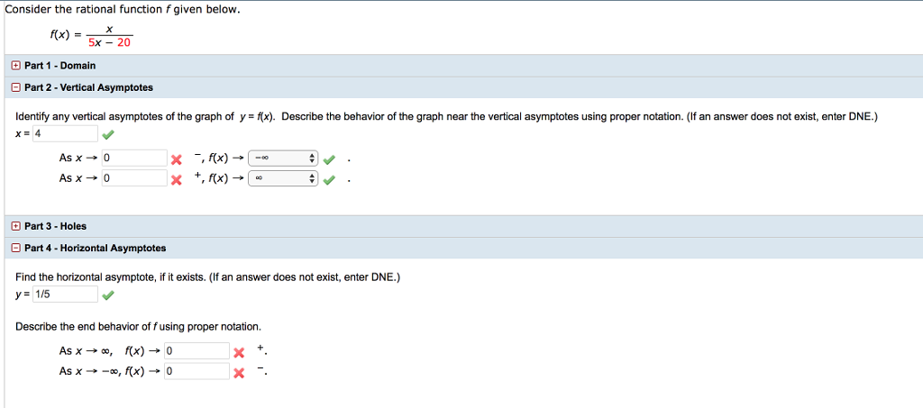 Solved Consider the rational function f given below f(x) 5x | Chegg.com