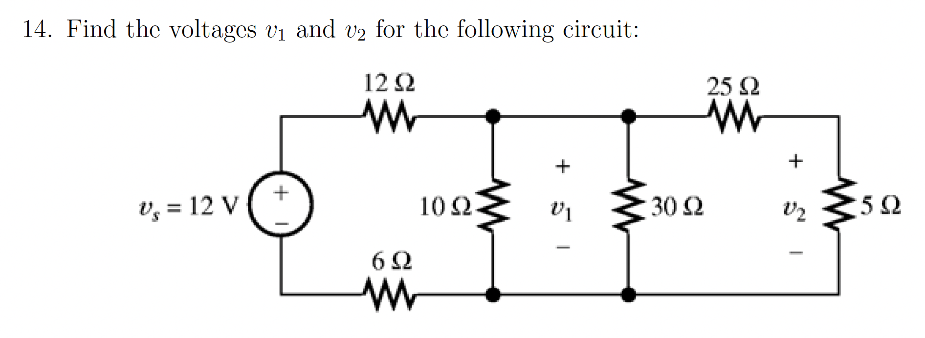 Solved Please show working to this step. Answers are v1 = 3V | Chegg.com
