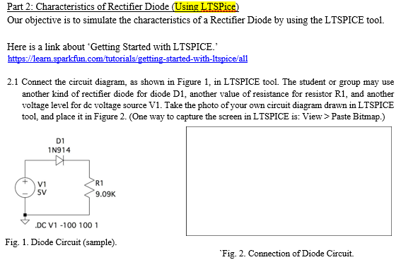 Part 2: Characteristics of Rectifier Diode (Using | Chegg.com