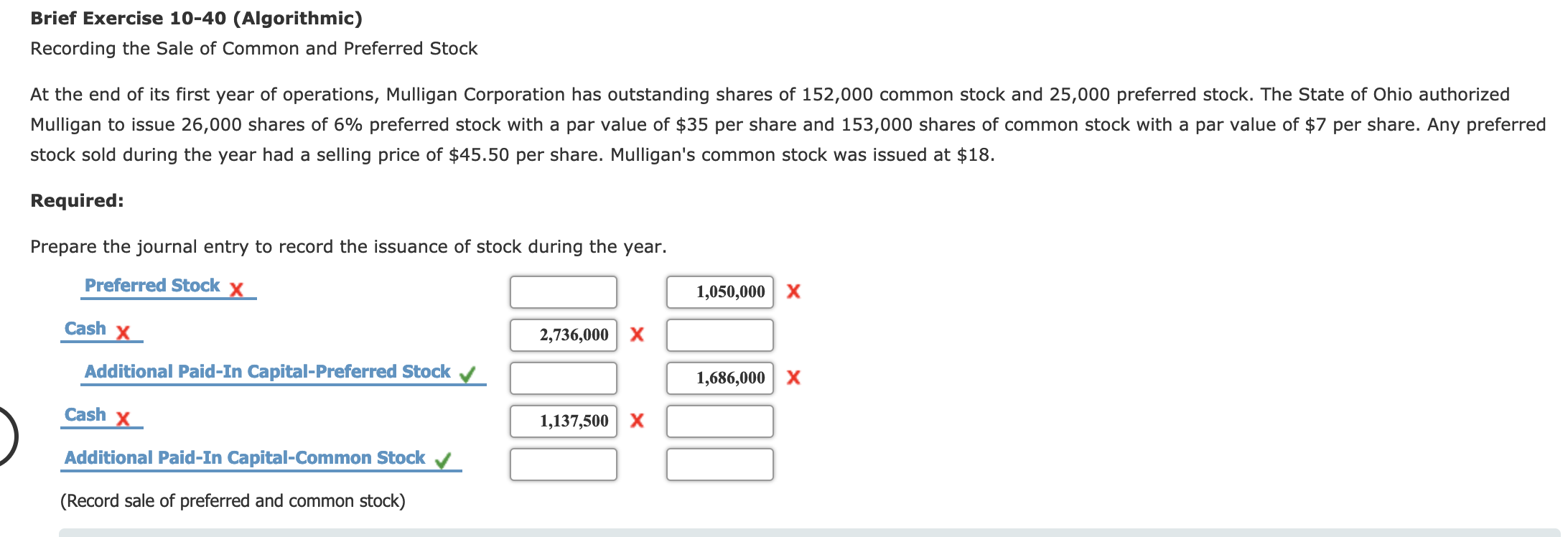 Solved Brief Exercise 10-40 (Algorithmic) Recording the sale | Chegg.com