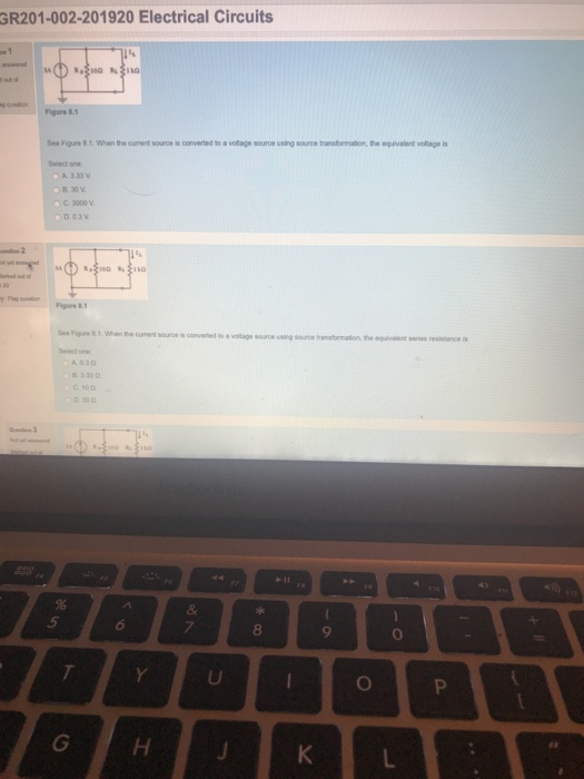 Solved GR201-002-201920 Electrical Circuits Figure 8.1 See | Chegg.com