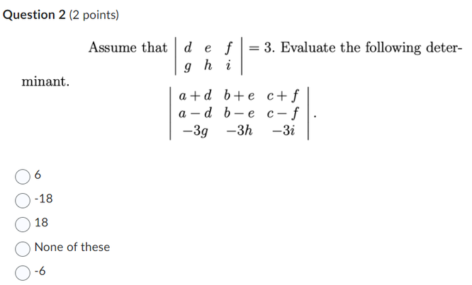 Solved Question 2 (2 ﻿points)Assume that | Chegg.com