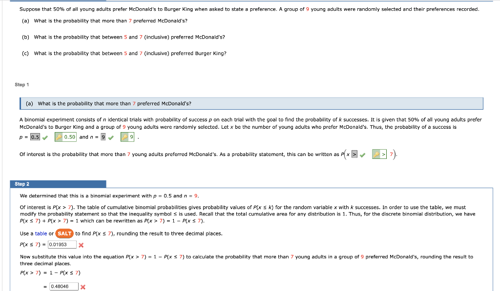 Solved Explain why x is or is not a binomial random | Chegg.com