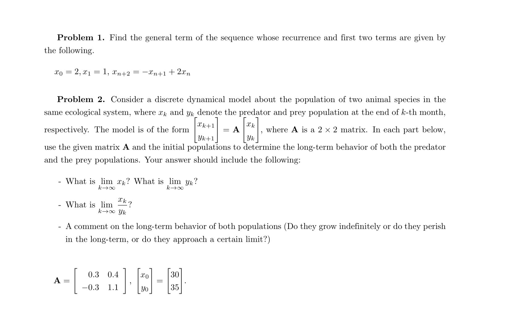 Solved Linear Alagebra Questions. Please explain clearly I | Chegg.com