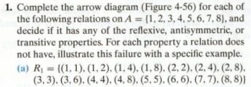 Solved 1. Complete the arrow diagram (Figure 4-56) for each | Chegg.com