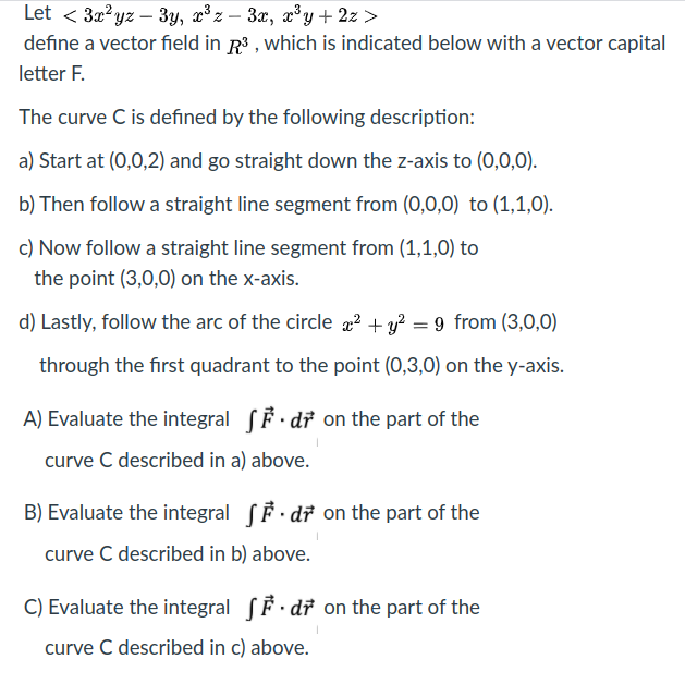 Solved Let define a vector | Chegg.com