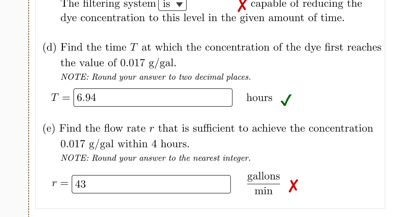 Solved Edit Your swimming pool containing 80000 gal of water | Chegg.com