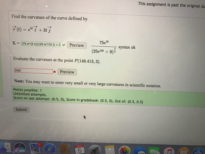 Solved Find The Curvature Of The Curve Defined By R T