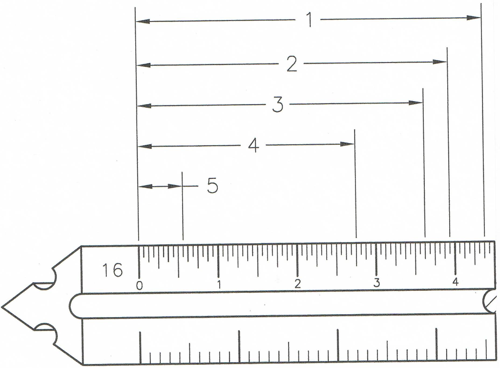 Solved Instructions: Using the scales shown, determine the | Chegg.com