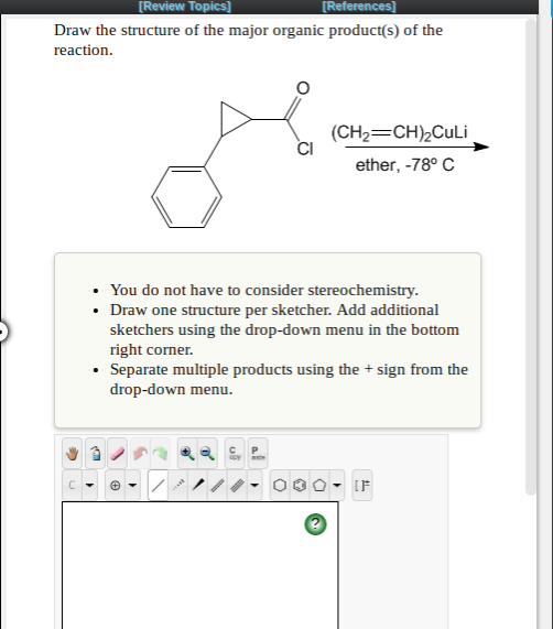 Solved [Review Topics] References] Draw the structure of the | Chegg.com