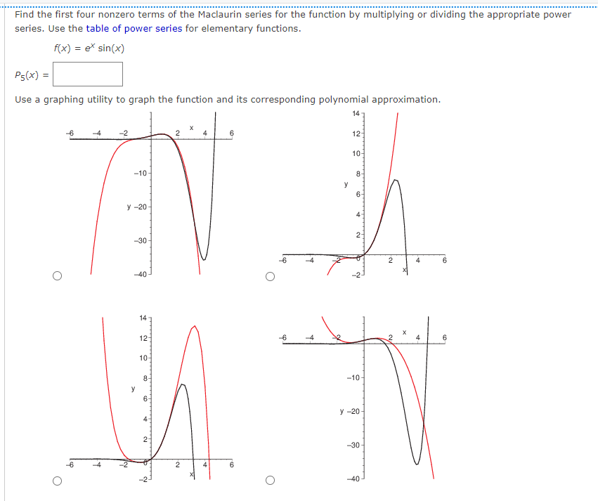 Solved Find the first four nonzero terms of the Maclaurin | Chegg.com