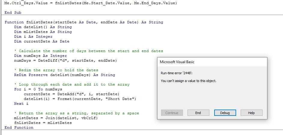 Solved Microsoft Access 2016 I tried to print all the days | Chegg.com