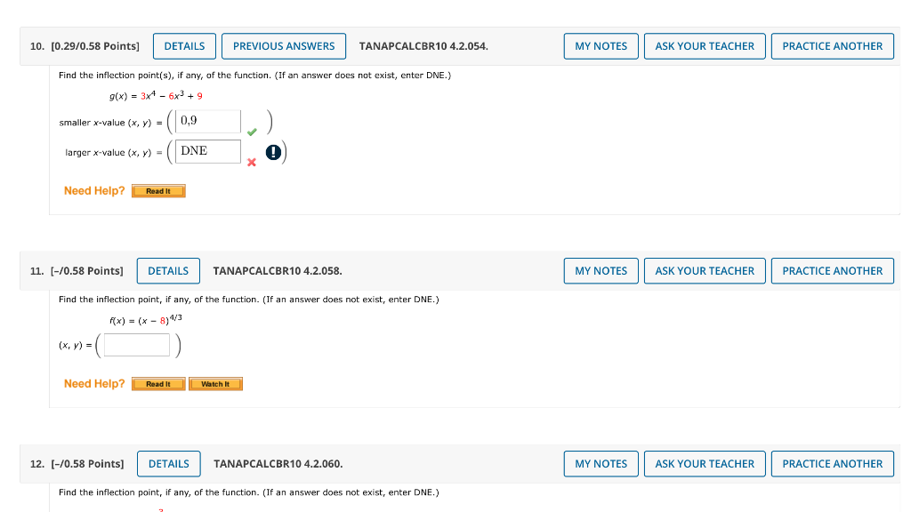 Solved Find the inflection point(s), if any, of the | Chegg.com