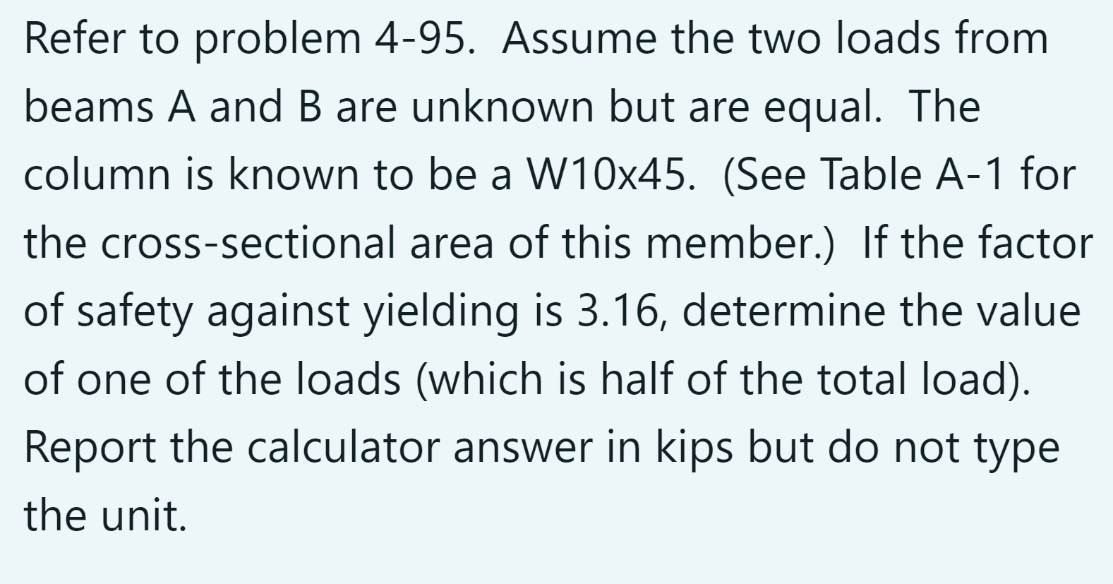 Solved Refer to problem 4-95. Assume the two loads from | Chegg.com