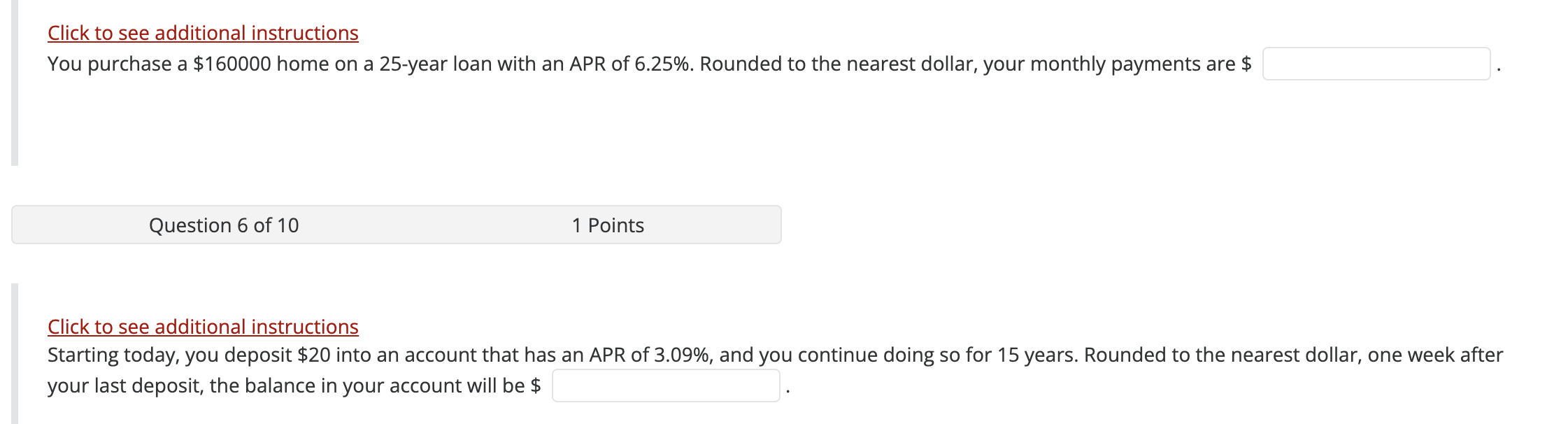 Solved Click to see additional instructions You purchase a | Chegg.com