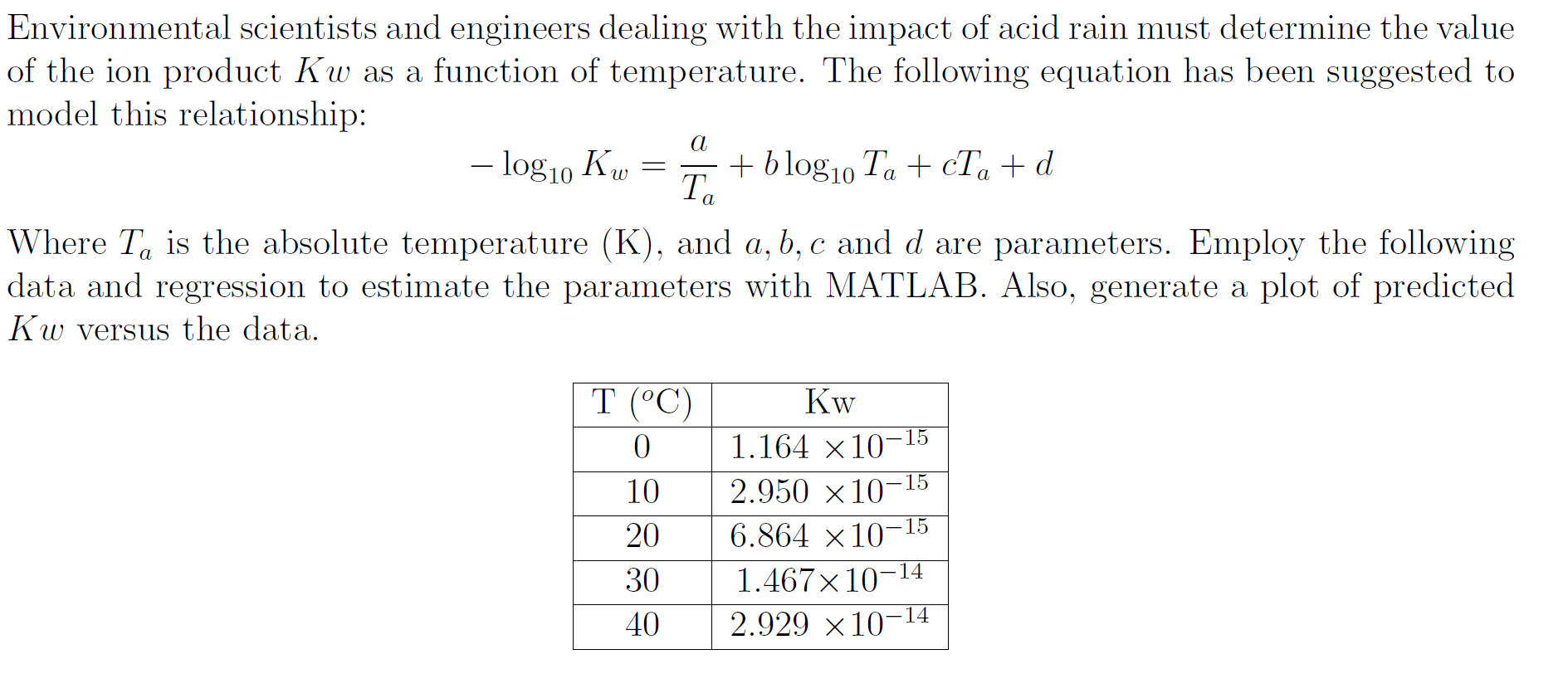 Solved Environmental scientists and engineers dealing with | Chegg.com