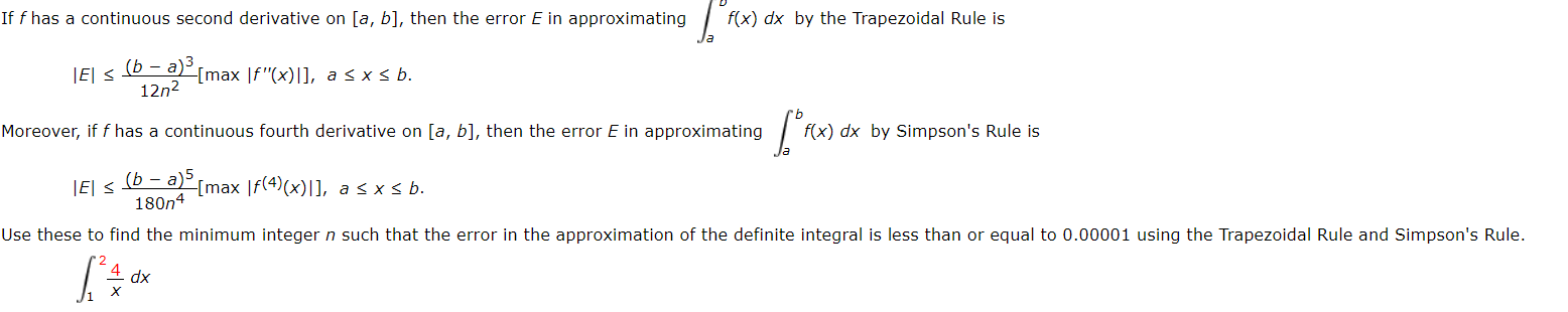 Solved If f has a continuous second derivative on [a, b], | Chegg.com