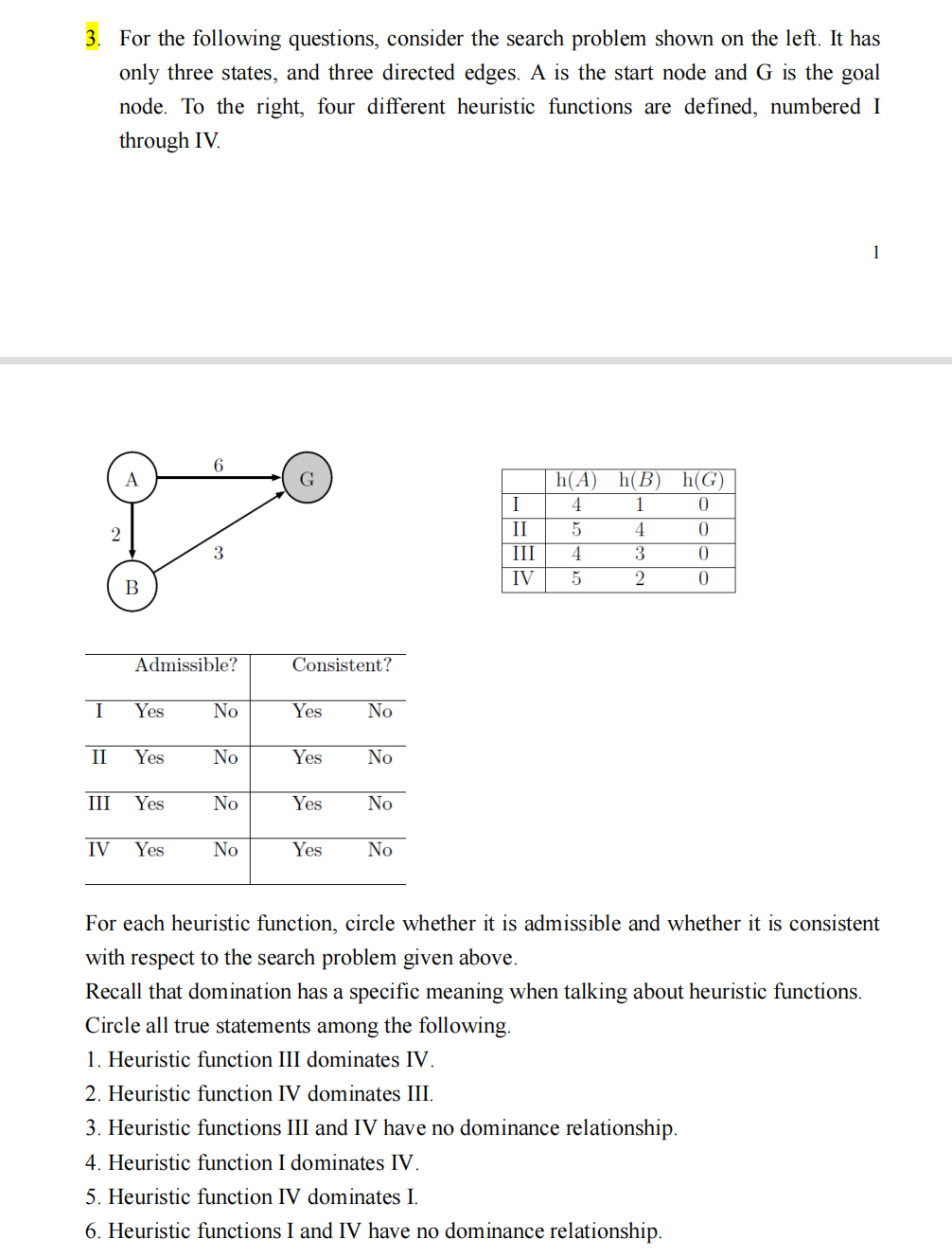 Solved 3. For the following questions, consider the search | Chegg.com