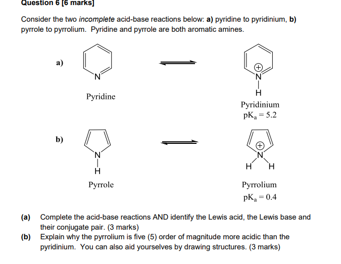 Solved Question 6 (6 marks] Consider the two incomplete | Chegg.com