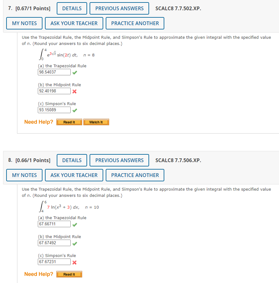 Solved Use the Trapezoidal Rule, the Midpoint Rule, and | Chegg.com