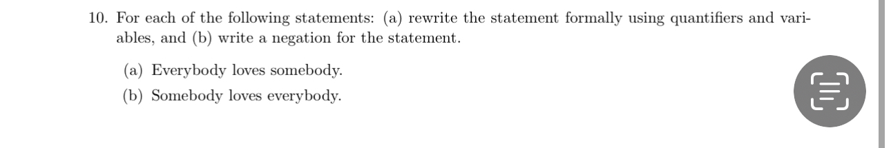 Solved For Each Of The Following Statements A ﻿rewrite 