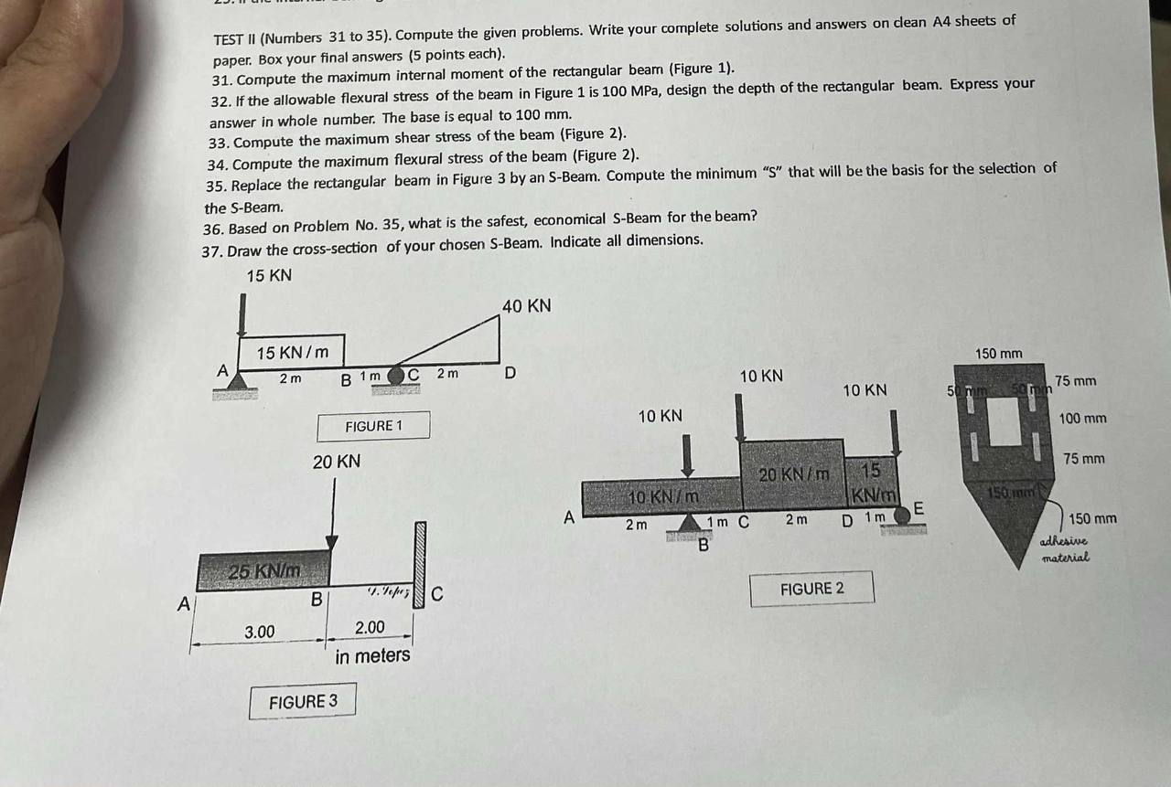 (Numbers 31 ﻿to 35). ﻿Compute the given problems. | Chegg.com
