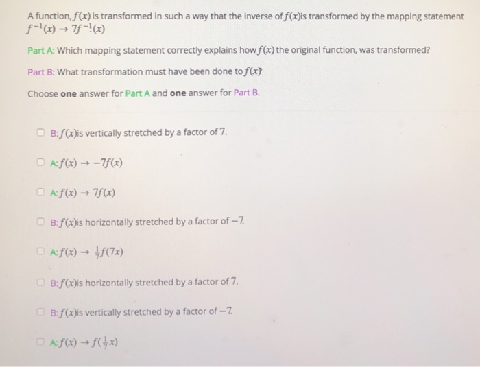 Solved Use the following graph where fx) is the preimage of | Chegg.com