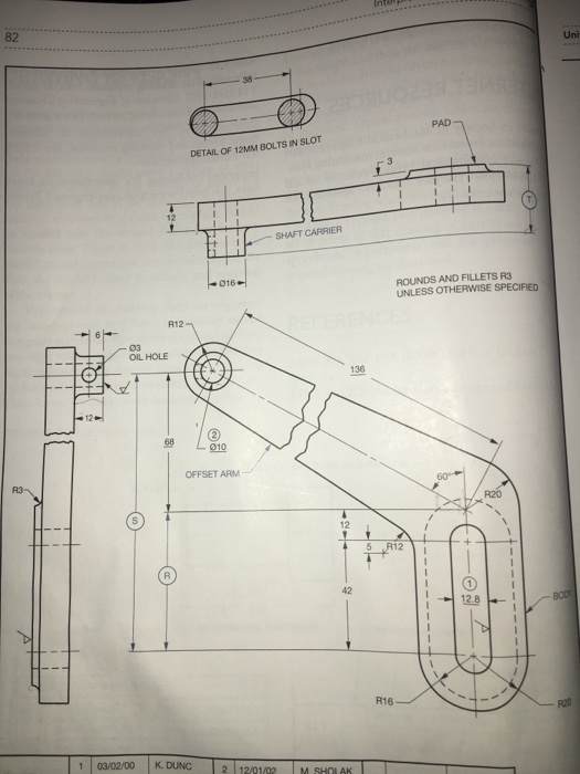 Solved QUESTIONS: 1. At what angle is the offset arm to the | Chegg.com