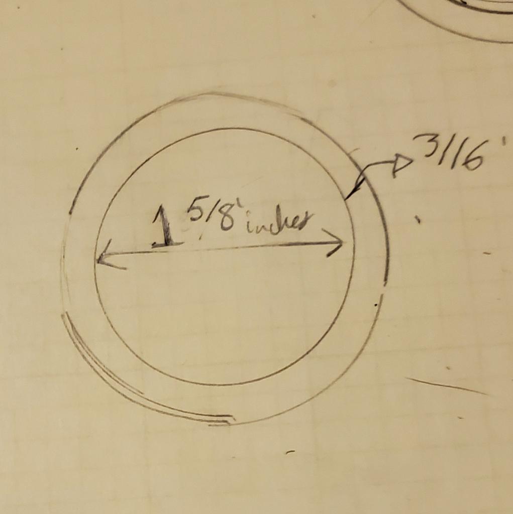 Solved Measure the inside diameter and outside diameter of | Chegg.com