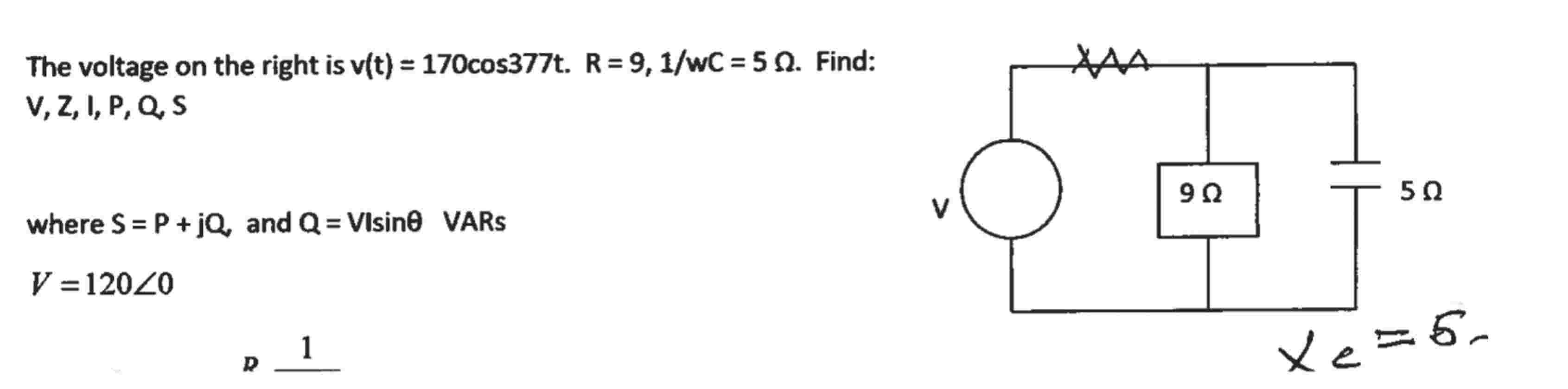 Solved The voltage on ﻿the right | Chegg.com