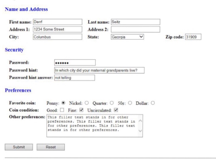 Solved Register Name and Address First name: Last name: | Chegg.com