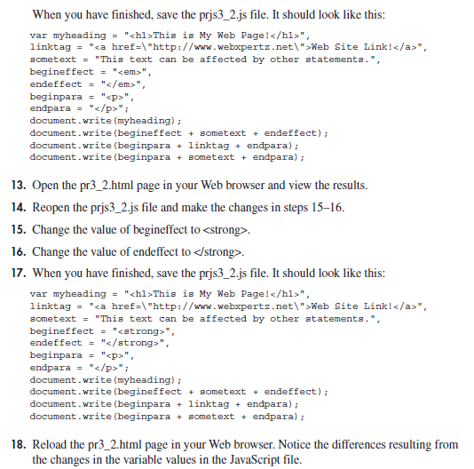 Step by Step 1. Create an HTML page, leaving the | Chegg.com
