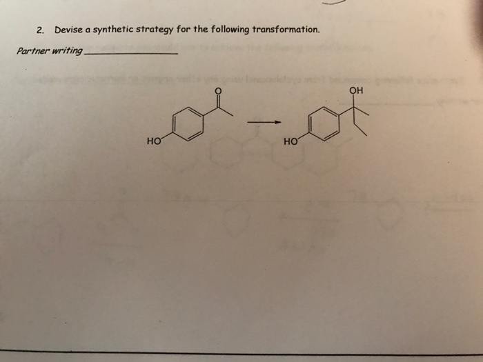 Solved Devise a synthetic strategy for the following | Chegg.com Solved Devise a synthetic strategy for the following | Chegg.com