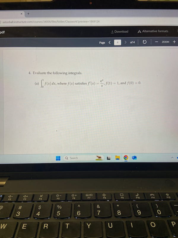 Solved Evaluate the following integrals.(a) ∫01f(x)dx, | Chegg.com