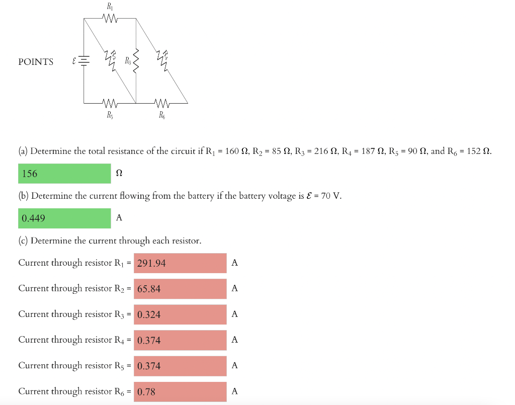 Solved (a) Determine the total resistance of the circuit if | Chegg.com